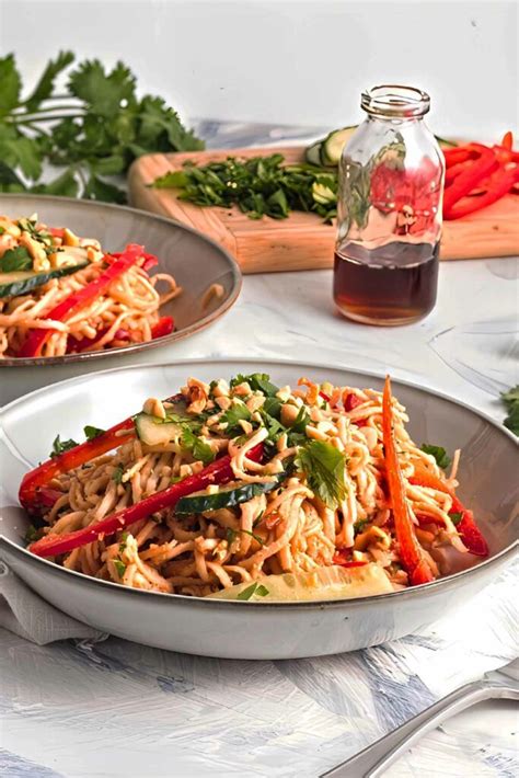 Easy Peanut Noodles 20 Min Meal Joyful Dumplings