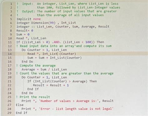 Solved Find The Errorsfortran
