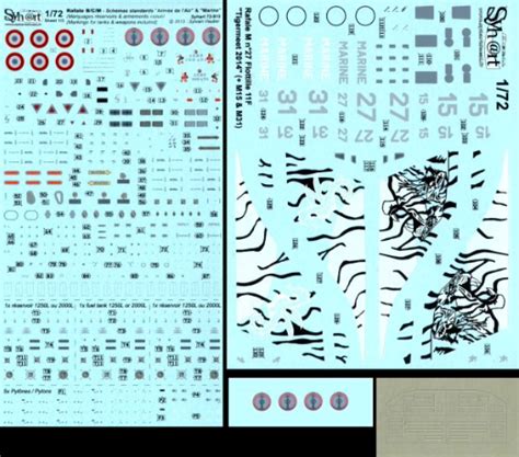 Rafale M 27 Flottille 11f Tigermeet 2014 M15 And M31 Syhart Decal