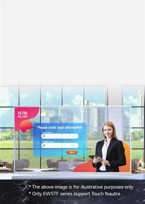 Transparent Oled Signage Commercial Display Business Lg Global