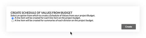 update the schedule of values sov on a prime contract procore en ca