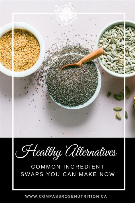 Healthy Alternatives That You Can Swap For These Common Ingredients