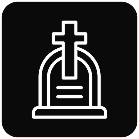 Premium Vector Cemetery Vector Illustration