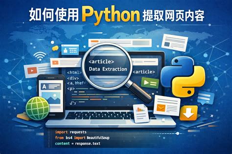 如何使用python提取网页内容 如何使用python提取网页内容