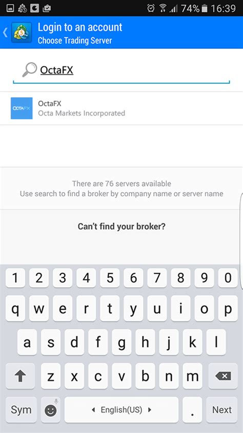download install and login to octafx metatrader 4 mt4 metatrader 5
