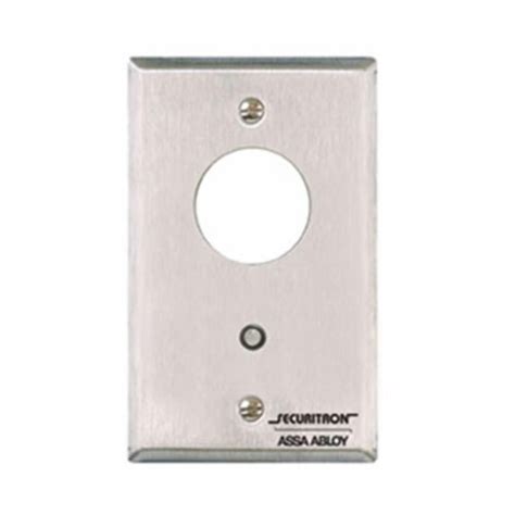 Securitron Mk Single Gang Mortise Key Switch Momentary Satin