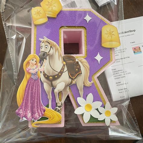 Rapunzel Theme 3d Letters Rapunzel Tangled Party Theme Rapunzel