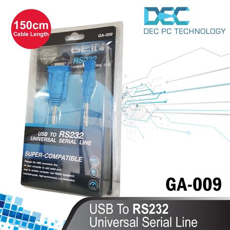 Glink Usb To Rs232 Universal Serial Line Ga 009 Shopee Malaysia