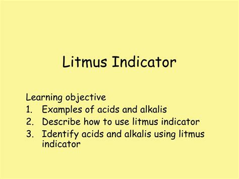 Ppt Litmus Indicator Powerpoint Presentation Free Download Id2790323