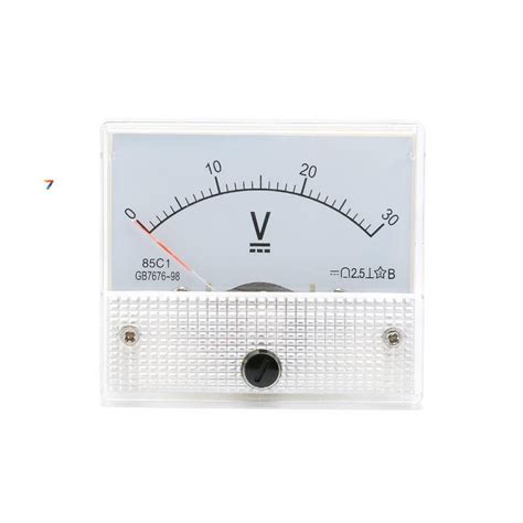 Vm 30v Analog 85c51 Аналоговий стрілковий вольтметр Діапазон вимірювання 0 30 Vdc Id