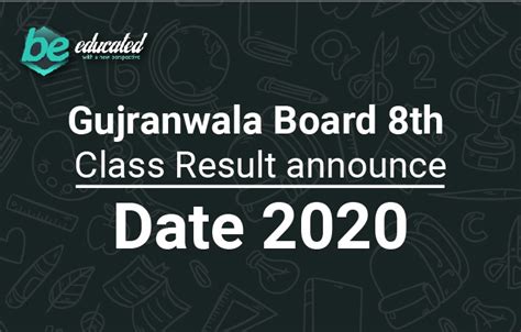 Th Class Result Gujranwala Board Th Class Result Class Result