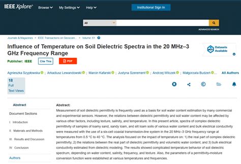 Publikacja W Czasopiśmie „ieee Transactions On Geoscience And Remote Sensing” Sukces Dr