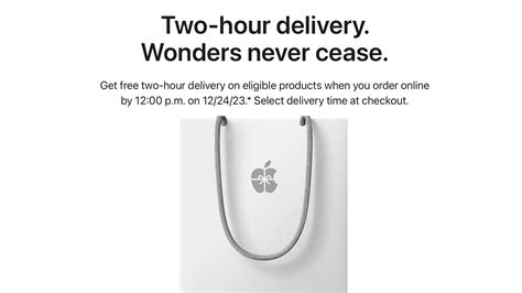 Apple Offering Free Two Hour Delivery For Last Minute Ts Macrumors