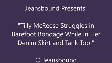 Tilly Mcreese Tied Up Watching Tv Wmv Jeansbound Clips Sale