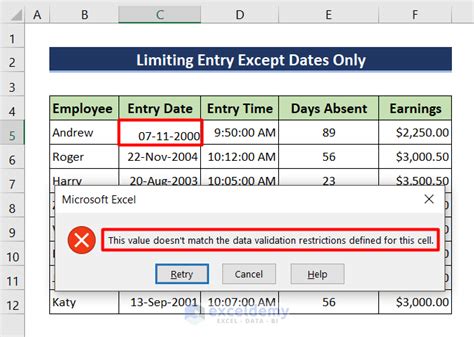 How To Set Limit In Excel Cell 5 Simple Ways ExcelDemy