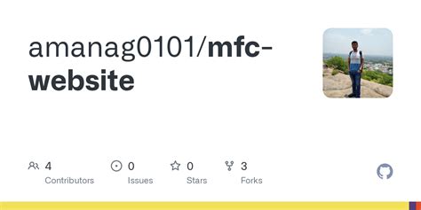 GitHub Amanag Mfc Website