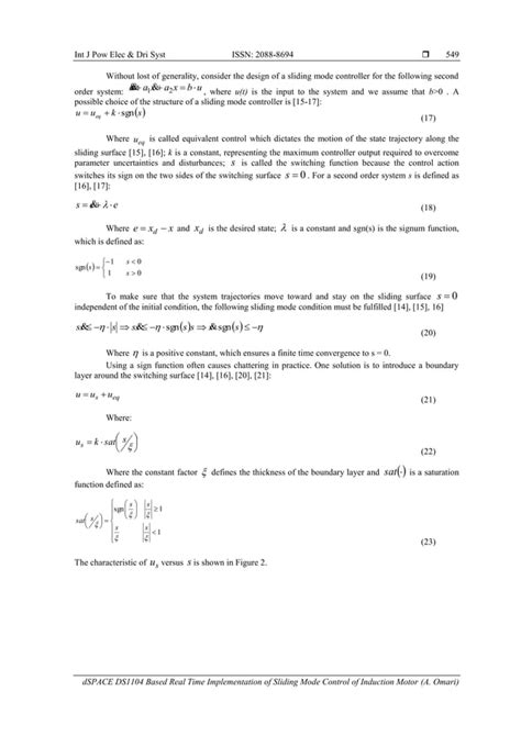 Dspace Ds1104 Based Real Time Implementation Of Sliding Mode Control Of