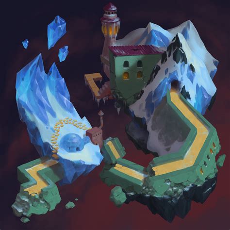 Floating Islands Map 11 Images Behance