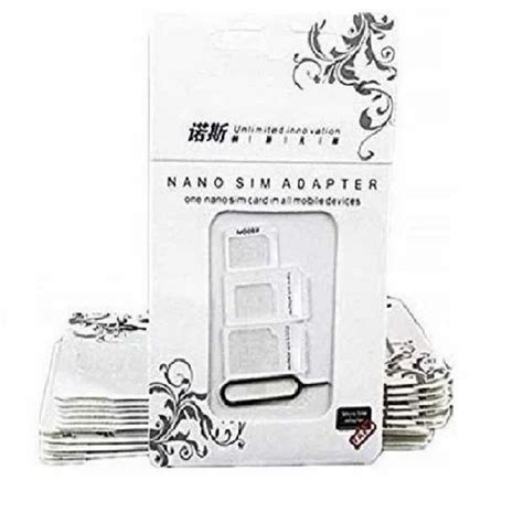 Mobile Accessories Sim Card Adapter Converts Multiple Sim Sizes And Various Mobile Devices