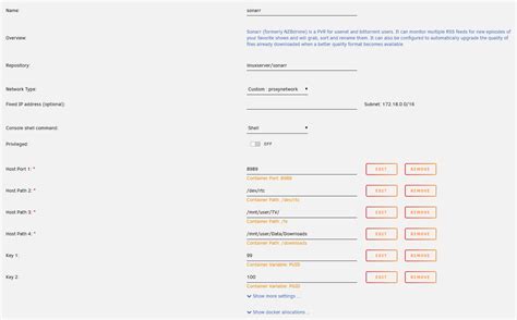 how to install sonarr on unraid using docker home hub