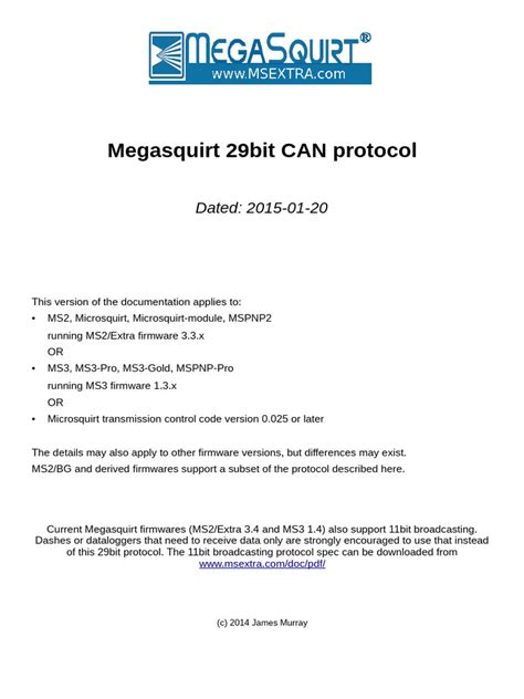 megasquirt 29bit can protocol pdf bit byte