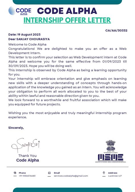 Sanjay Chourasiya On Linkedin Webdevelopment Codealpha Internship Codealpha Intern