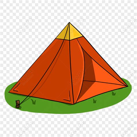 빨간색 노란색 대조 색상 일러스트 잔디 텐트 클립 아트그래픽자고 Png 일러스트 무료 다운로드 Lovepik