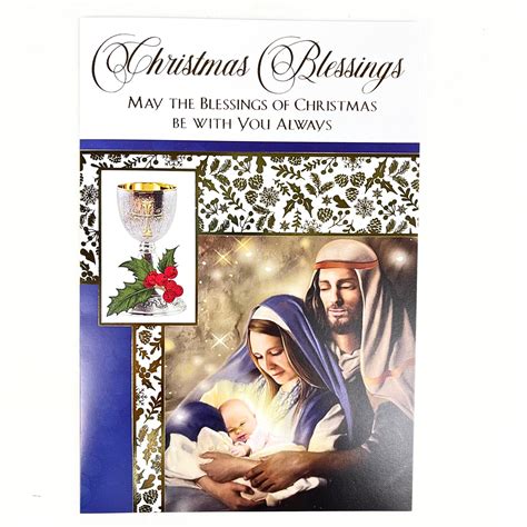 Christmas Cards For Priests Pack Of 6 Southern Cross Church Supplies