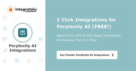 Perplexity Ai Integrations 79 1 Click Integrations ️