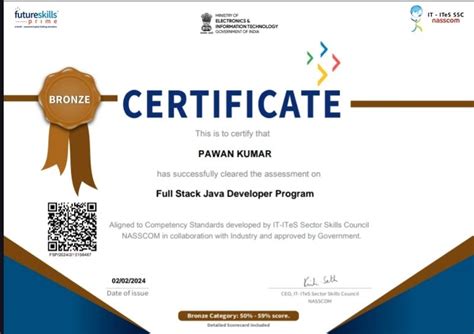 Pawan Kumar On Linkedin Completed My Certification Of Full Stack Developer