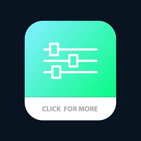 Design Edit Tool Mobile App Button Android And Ios Line Version