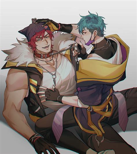 Sett Aphelios Heartsteel Sett And Heartsteel Aphelios League Of Legends Drawn By