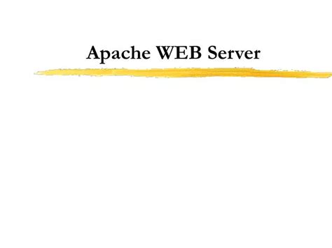 Ppt Apache Web Server Powerpoint Presentation Free Download Id7082818