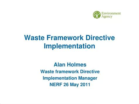 PPT Waste Framework Directive Implementation PowerPoint Presentation ID 6725017