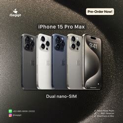 Jual Dual Sim Iphone Pro Max Resmi Pajak Hk Set Natural Titaniu Gb Kota Pangkal