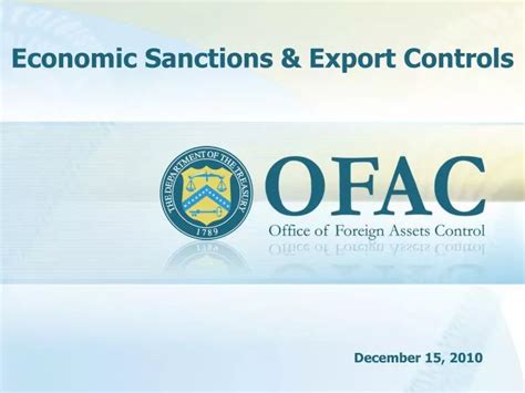 Ppt Economic Sanctions And Export Controls Powerpoint Presentation Id 4492156