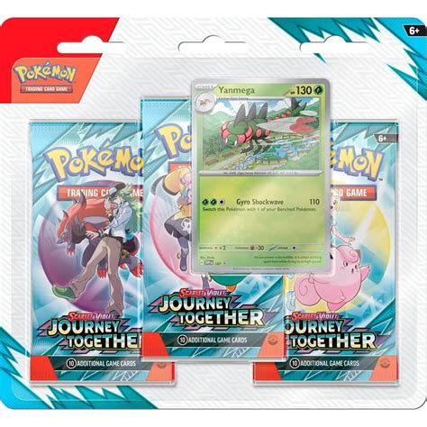 Pokemon Tcg Scarlet And Violet Journey Together Three Booster Pack Bl