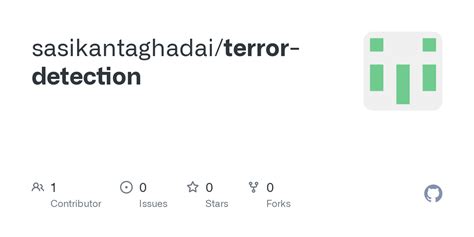 GitHub Sasikantaghadai Terror Detection