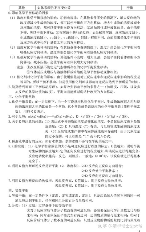 高中化学31页知识精华，2025高考必备！ 知乎