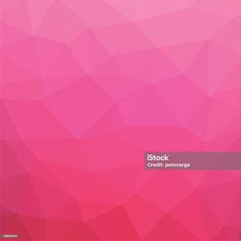 Pink Abstract Polygonal Background Stock Illustration Download Image Now Abstract
