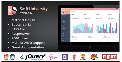 HTML Admin Website Templates Free Download