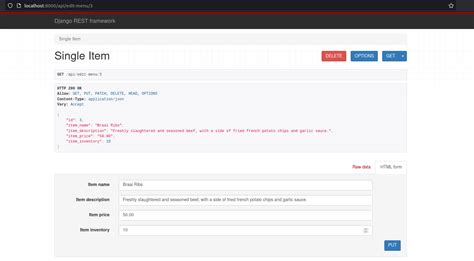 GitHub Ndhlovu Django Crud Api System A Django Rest Framework Restaurant Management System
