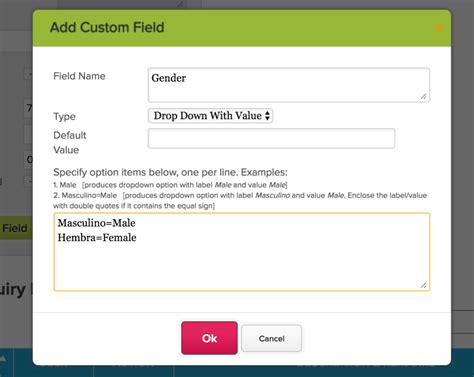 Module Based Custom Fields