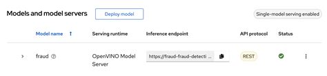 Chapter 4 Deploying And Testing A Model Red Hat Openshift Ai Self