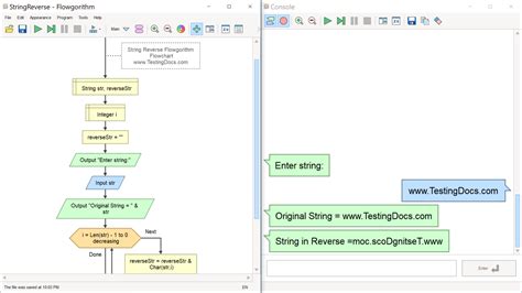 String Reverse Flowchart TestingDocs Com