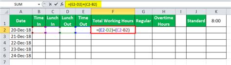 Timesheet Calculator Excel How To Create Timesheet Calculator In Excel Earn Excel