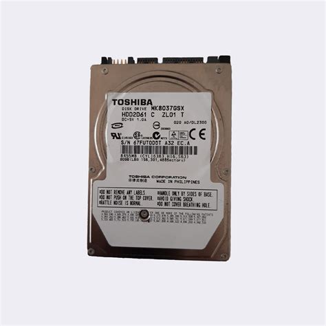 Toshiba Mk8037gsx 80gb Hd Donor