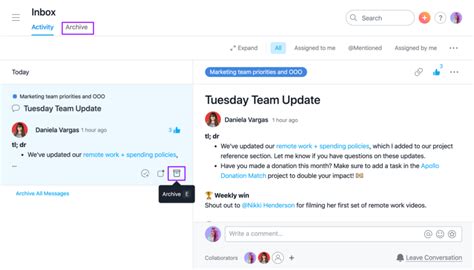 how to manage inbox notifications in asana guide asana product guide