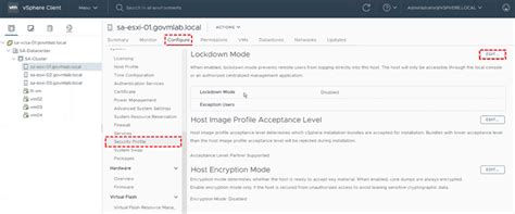 Enable Lockdown Mode In Vcenter Server For Vmware Security