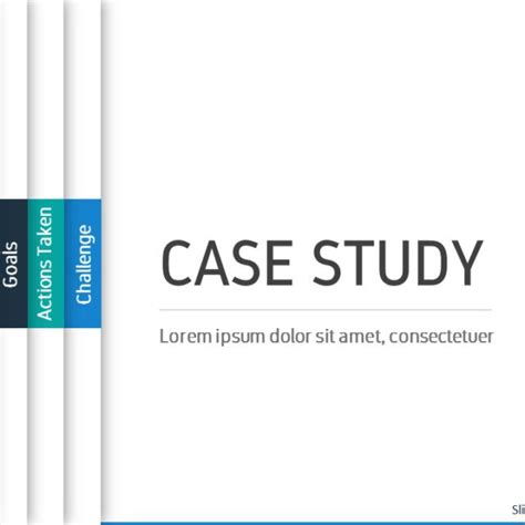 Case Study Presentation PowerPoint Template